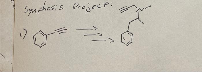 Solved Synthesis Project: | Chegg.com