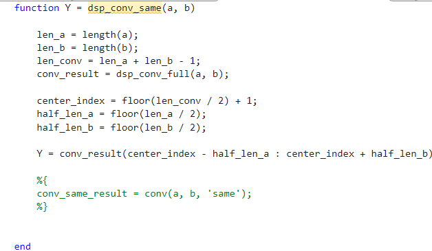 Solved i already make function same as convolution (function | Chegg.com