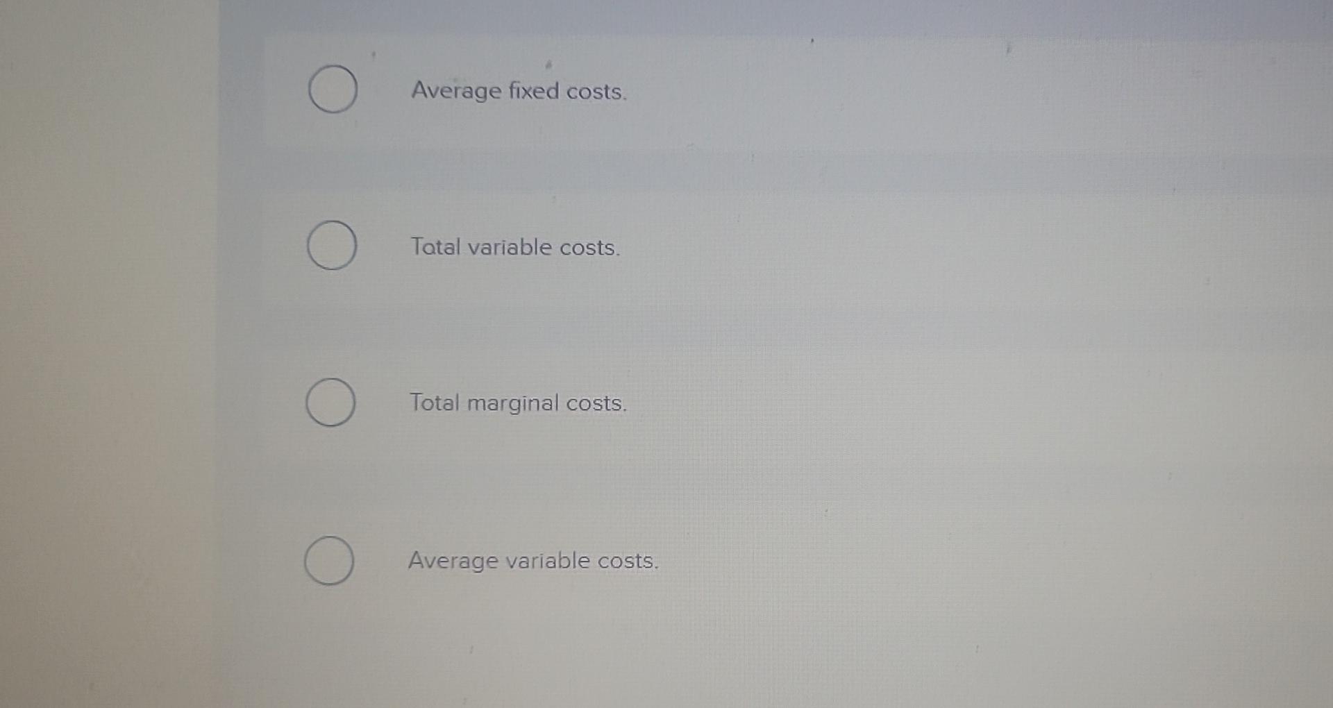Solved Figure 21.3 Average fixed costs. Tatal variable | Chegg.com