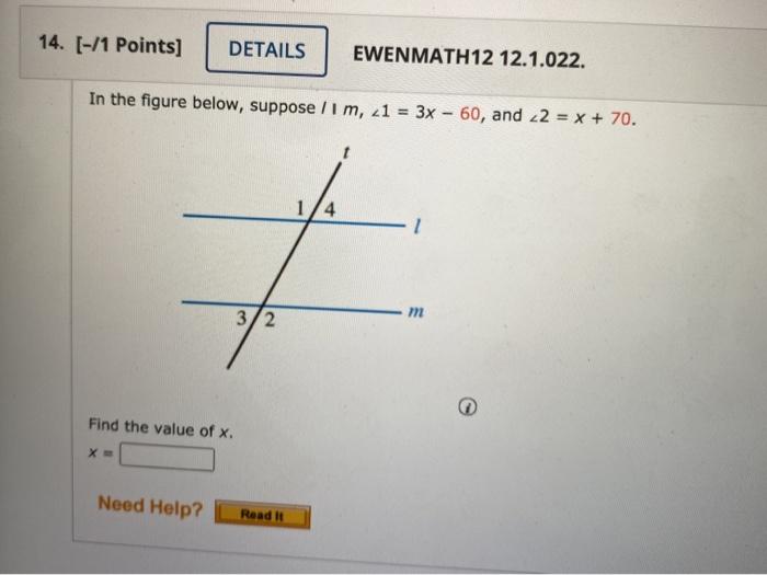 Solved 15. [-/1 Points) DETAILS EWENMATH12 12.1.023. In the | Chegg.com