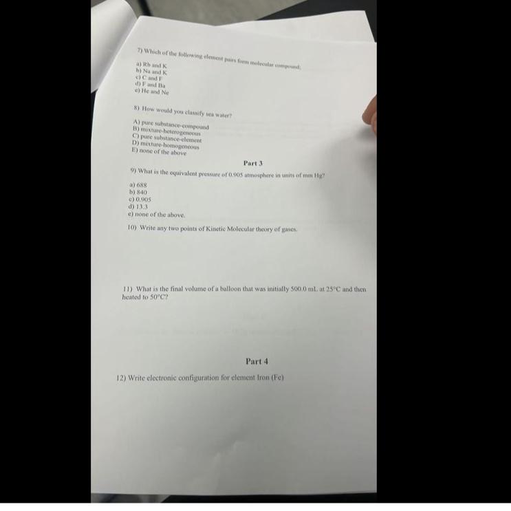 Solved Please answer all parts | Chegg.com