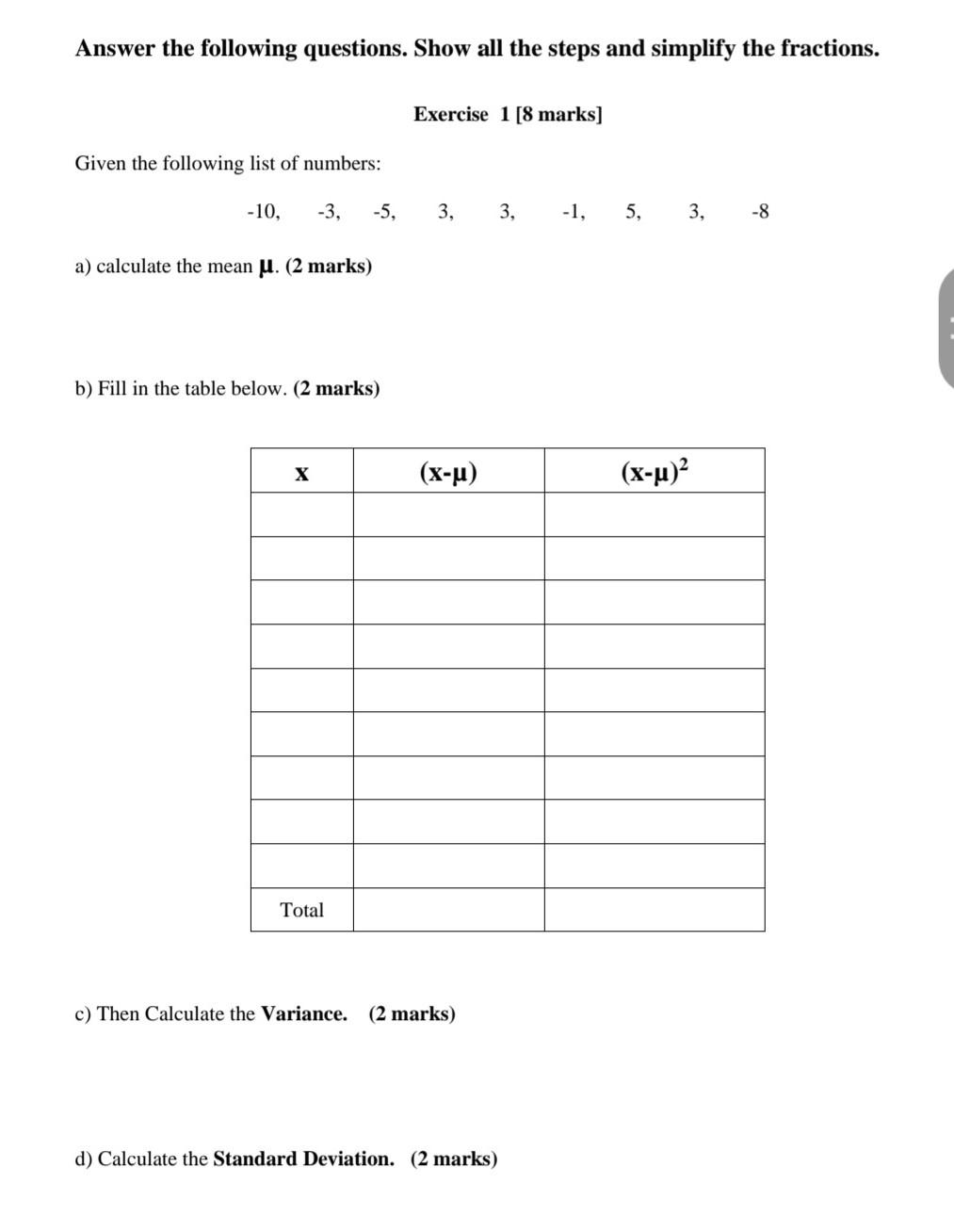 Solved Answer the following questions. Show all the steps | Chegg.com