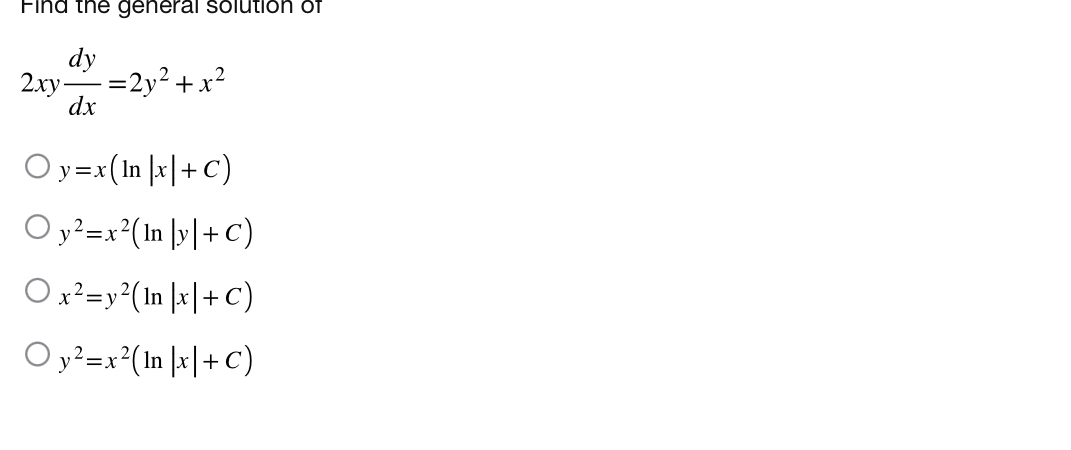 Solved Find the general solution | Chegg.com