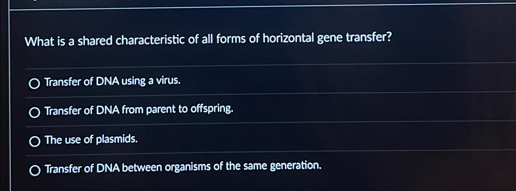 Solved What is a shared characteristic of all forms of | Chegg.com