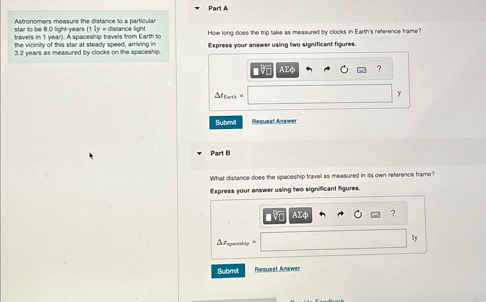 Solved Part AAstronomers measure the distance to a | Chegg.com