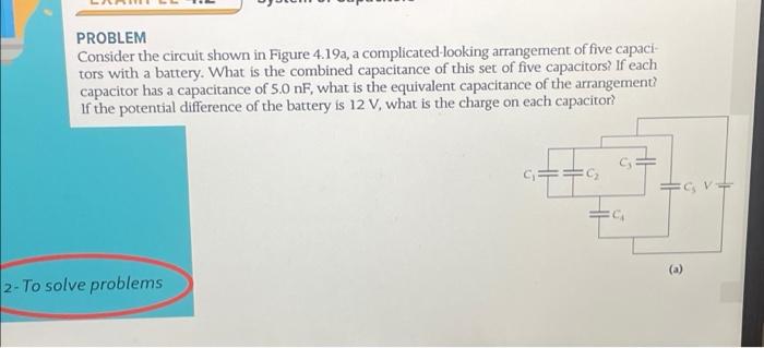 Solved PROBLEM Consider the circuit shown in Figure 4.19a, a | Chegg.com
