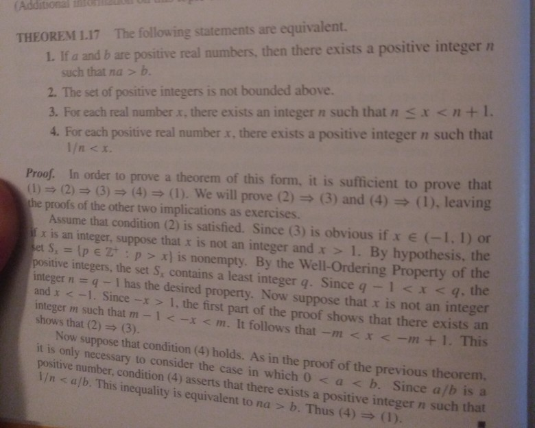Solved 10. 17. Referring to Theorem 1.17, prove (3) = (4). | Chegg.com