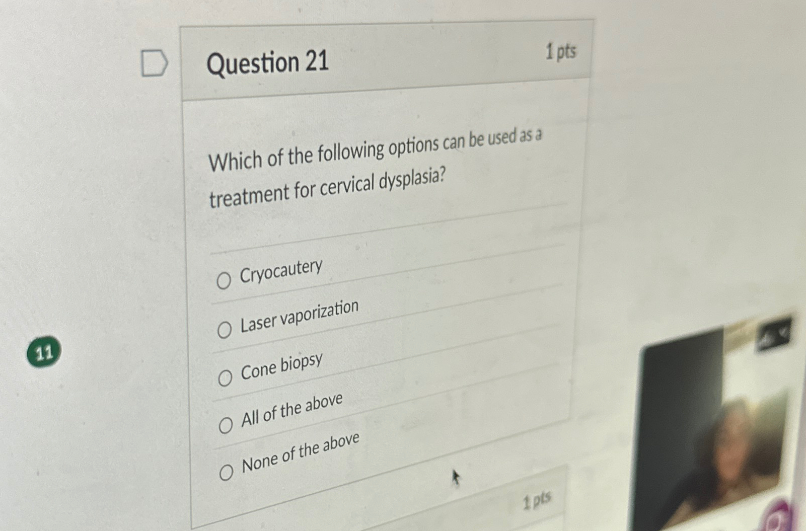 Solved Question 211 ﻿ptsWhich of the following options can | Chegg.com