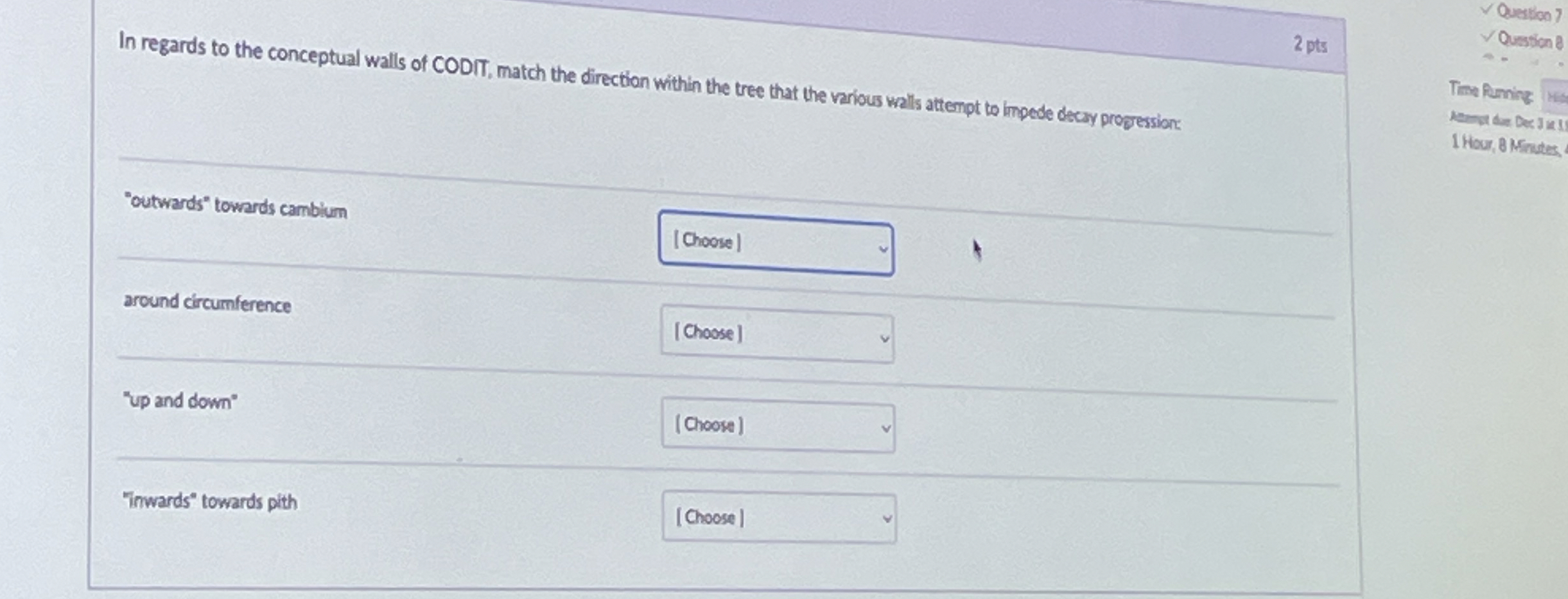 Solved 2 ﻿ptsIn regards to the conceptual walls of CODIT, | Chegg.com