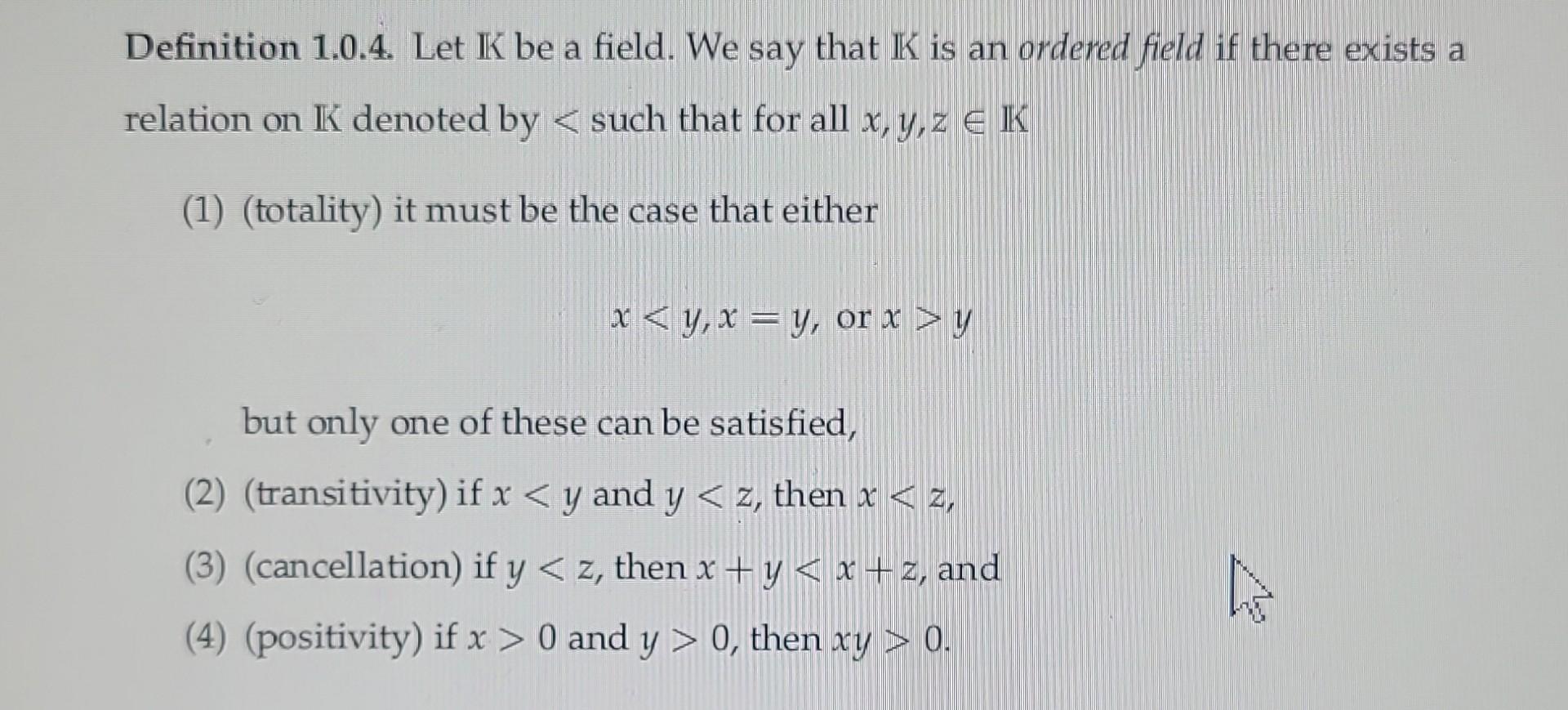 Solved Real Analysis Question Please only answer this | Chegg.com