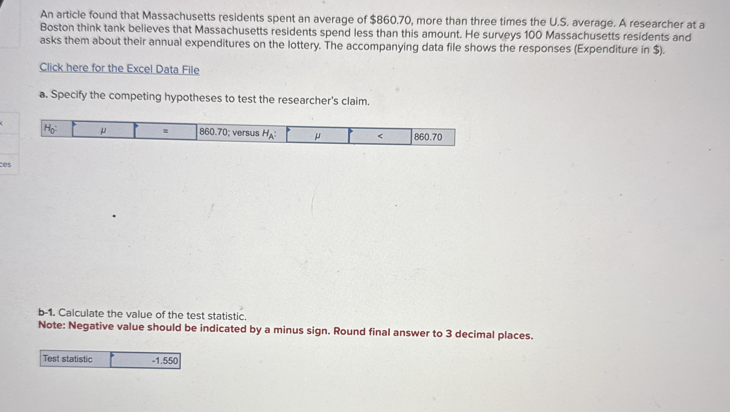 Solved b-2. ﻿Find the p-value.p-value | Chegg.com