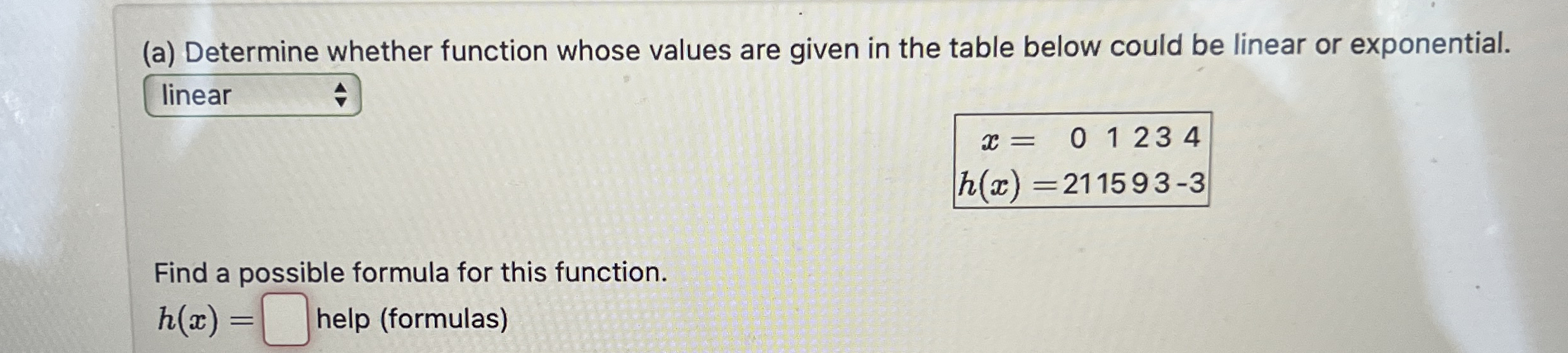 Solved (a) ﻿Determine whether function whose values are | Chegg.com