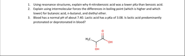Solved Using resonance structures, explain why | Chegg.com
