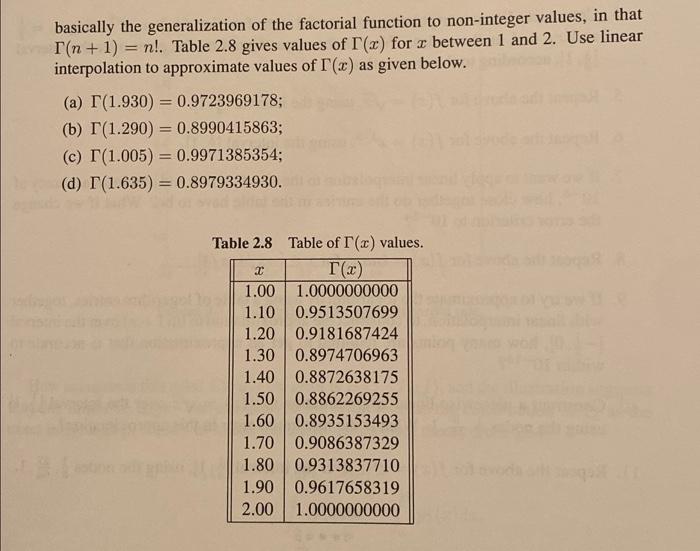 Solved 2. The gamma function, denoted by 1(x), occurs in a | Chegg.com