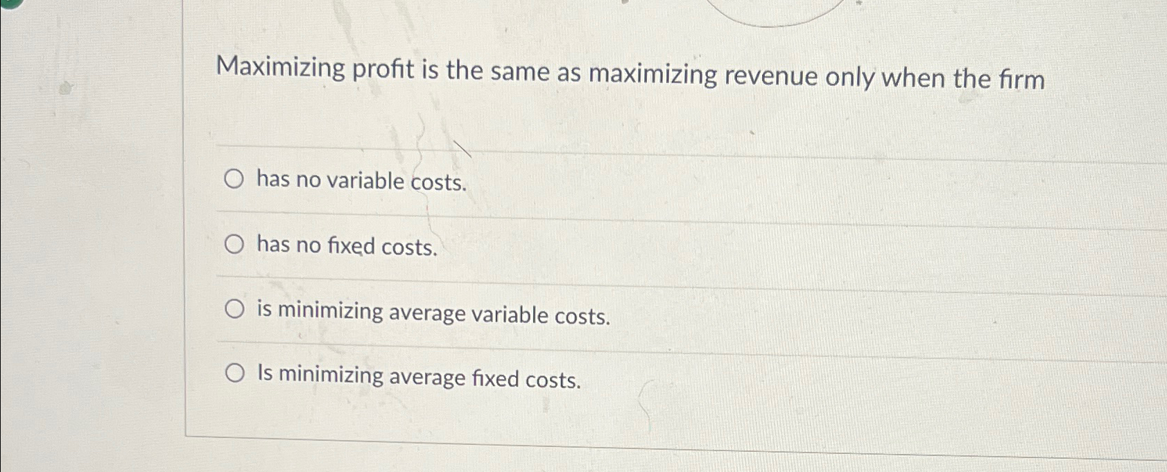 Solved Maximizing profit is the same as maximizing revenue | Chegg.com Solved Maximizing profit is the same as maximizing revenue | Chegg.com
