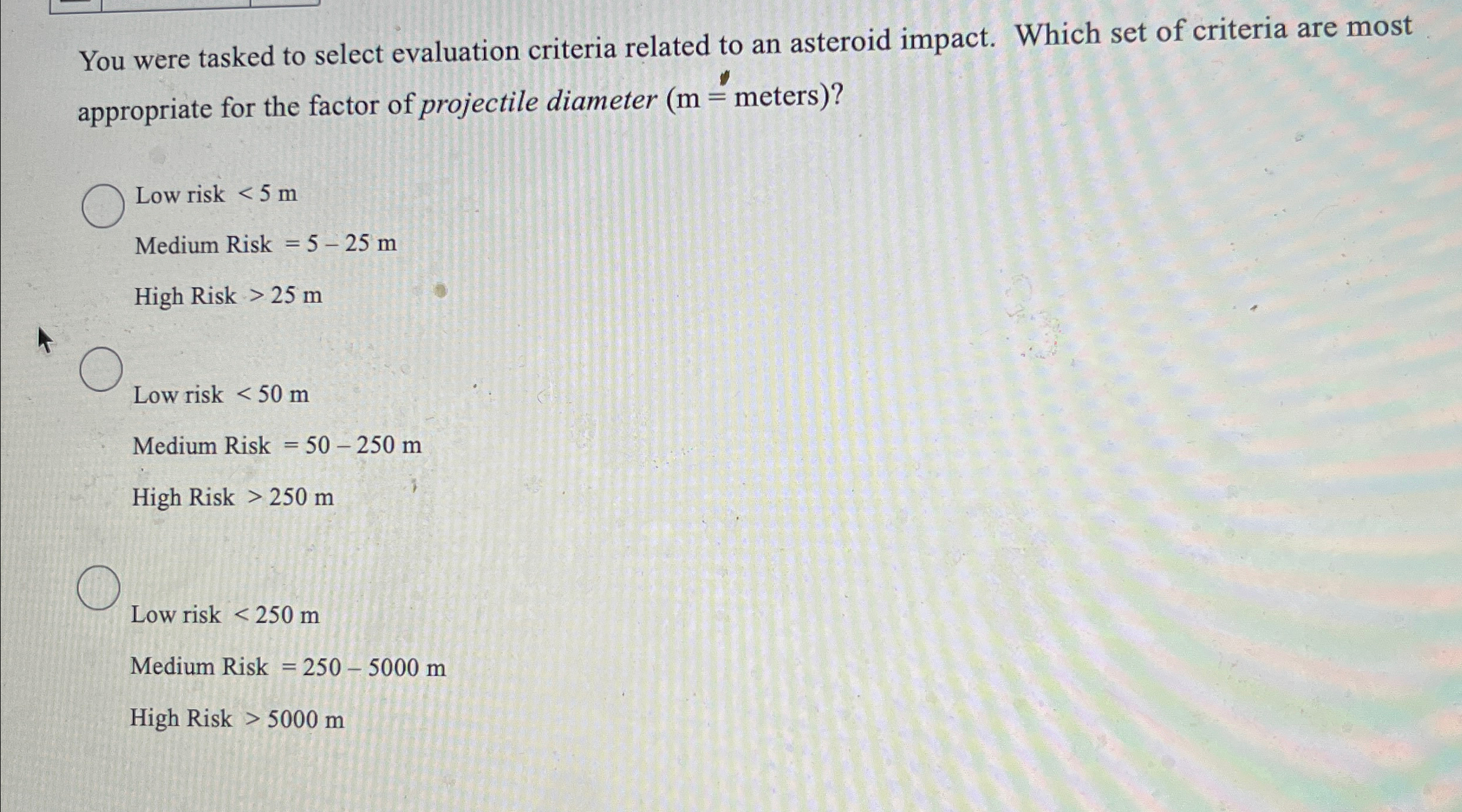 Solved You were tasked to select evaluation criteria related | Chegg.com