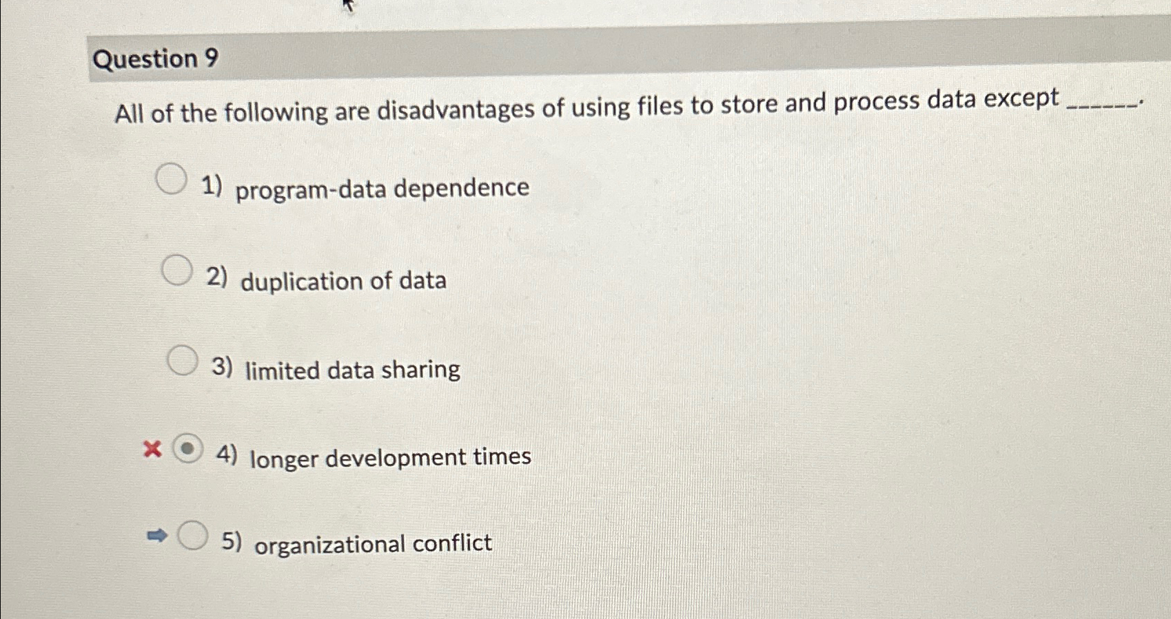 Solved Question 9All of the following are disadvantages of | Chegg.com