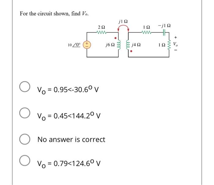 Solved Use mesh analysis to find I1 in the circuit shown. | Chegg.com