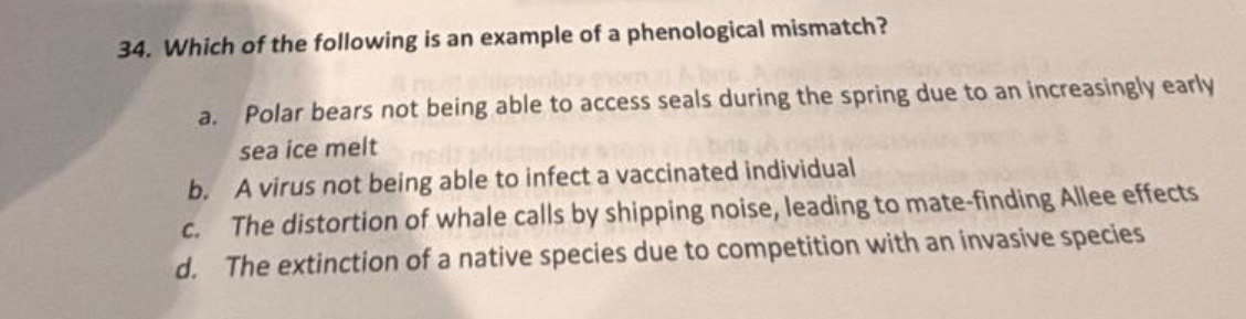 Solved Which of the following is an example of a | Chegg.com