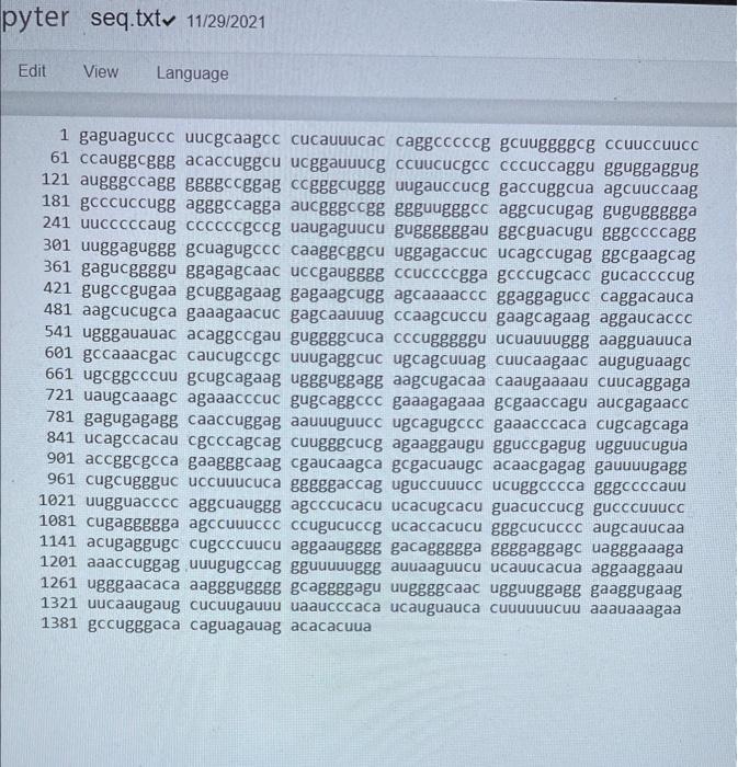 Solved a. Make a dictionary of RNA codons and aminoacids | Chegg.com