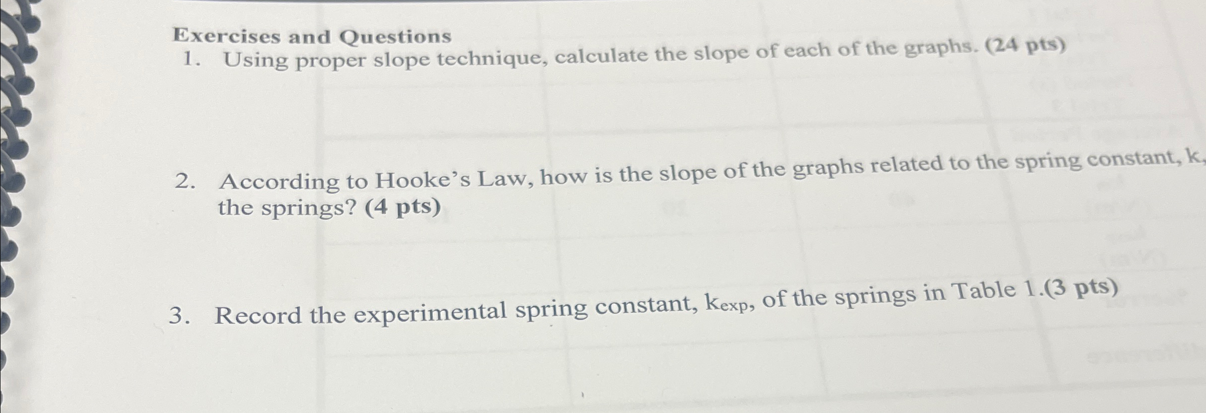 Solved Exercises and QuestionsUsing proper slope technique, | Chegg.com
