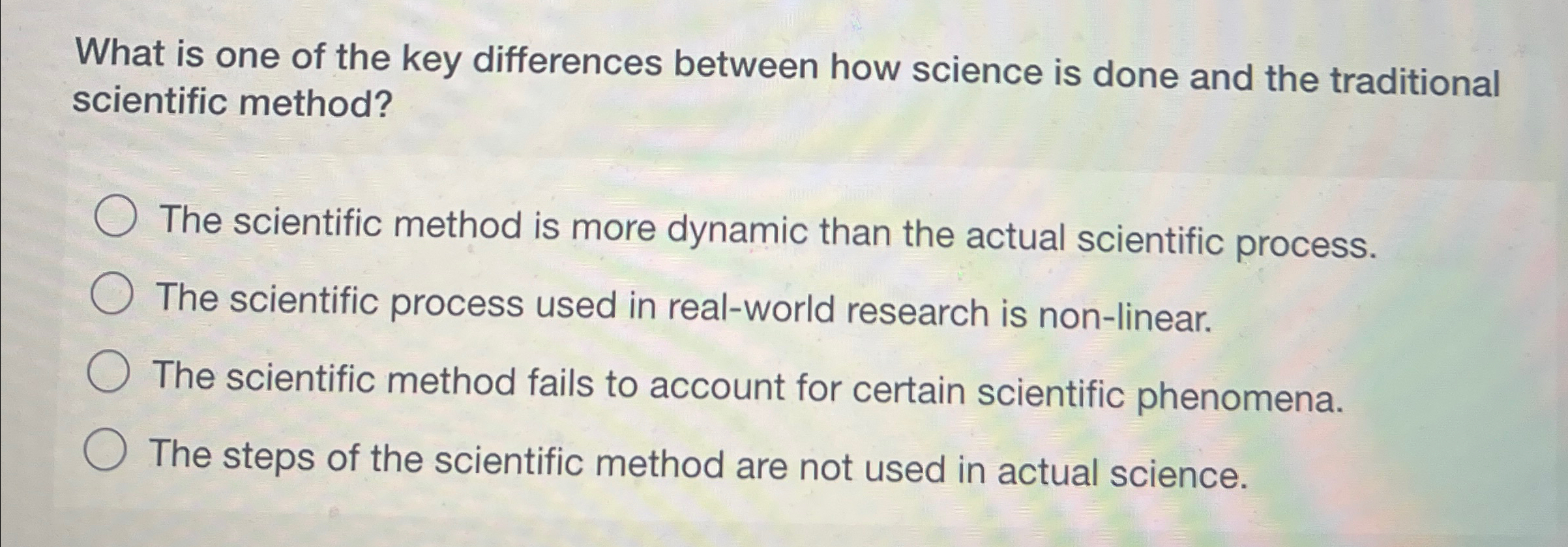 Solved What is one of the key differences between how | Chegg.com