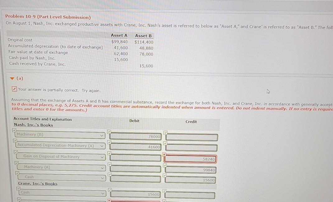 Solved Problem 10-9 (Part Level Submission) On August 1, | Chegg.com