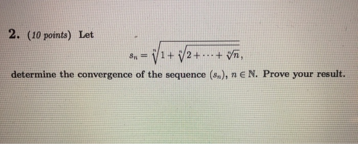 Solved Is that possible to prove the sequence is a Cauchy | Chegg.com