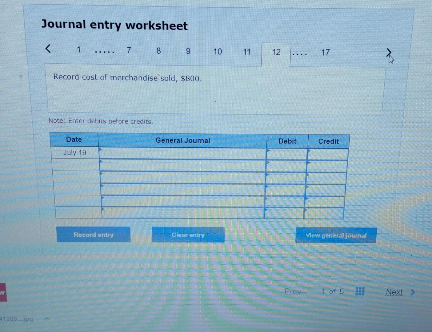 Solved Prepare journal entries to record the following | Chegg.com
