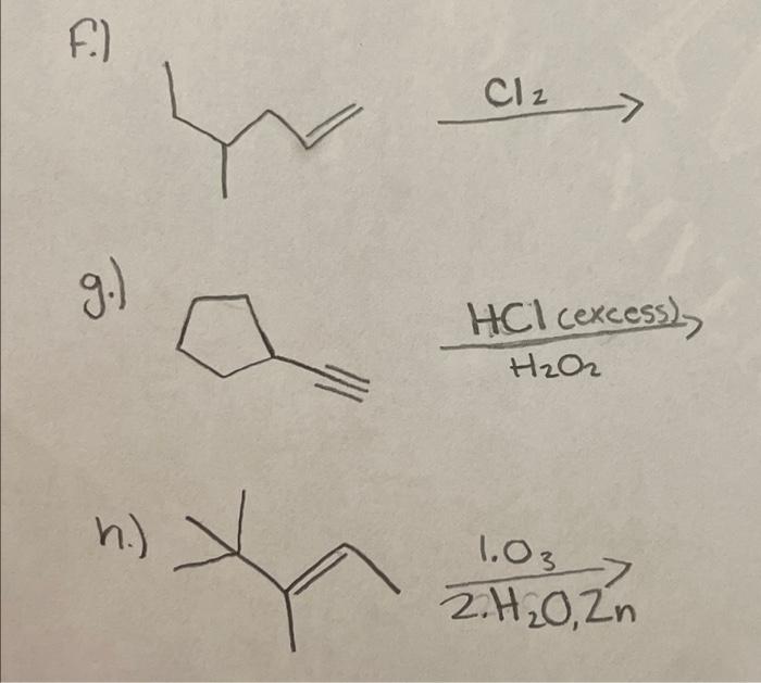 Solved For each of the following, Supply a structure for the | Chegg.com