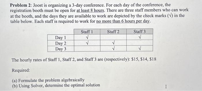 Solved Please solve the formulation of the problem | Chegg.com