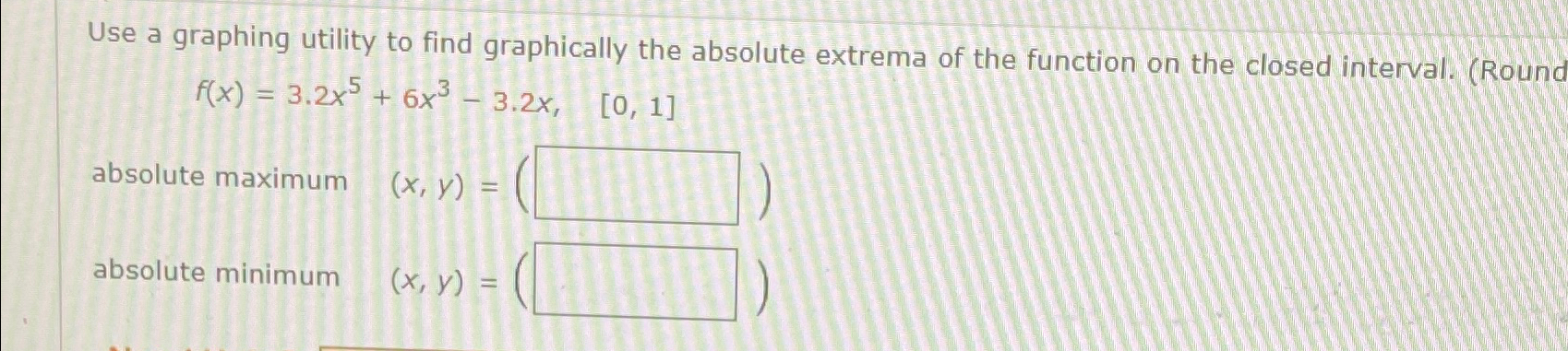 Solved Use a graphing utility to find graphically the | Chegg.com