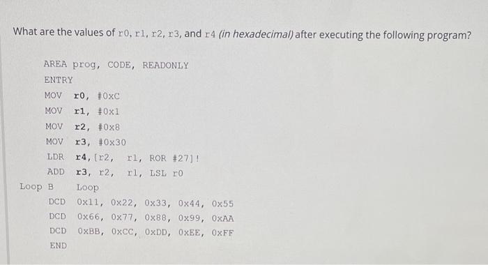 Solved What are the values of r0,r1,r2,r3, and r4 (in | Chegg.com