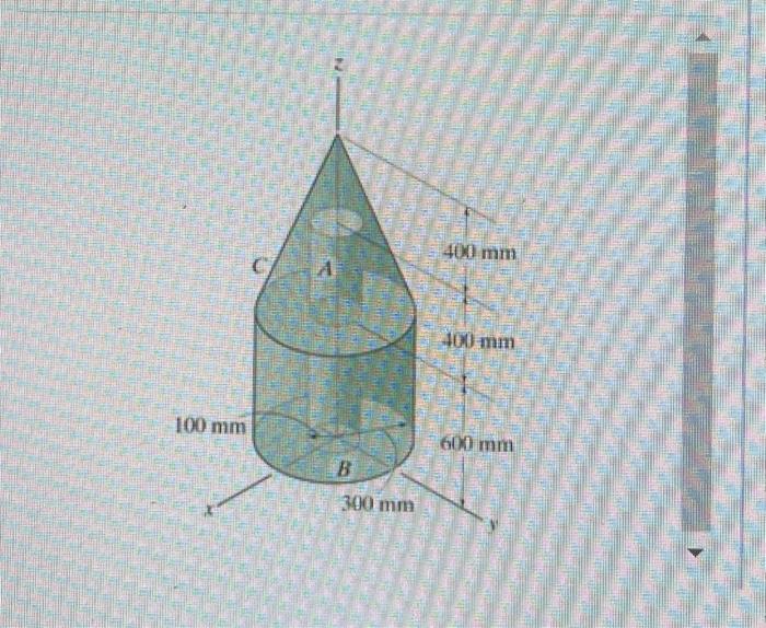 Solved Locate the center of mass zˉ of the assembly. The | Chegg.com Solved Locate the center of mass zˉ of the assembly. The | Chegg.com