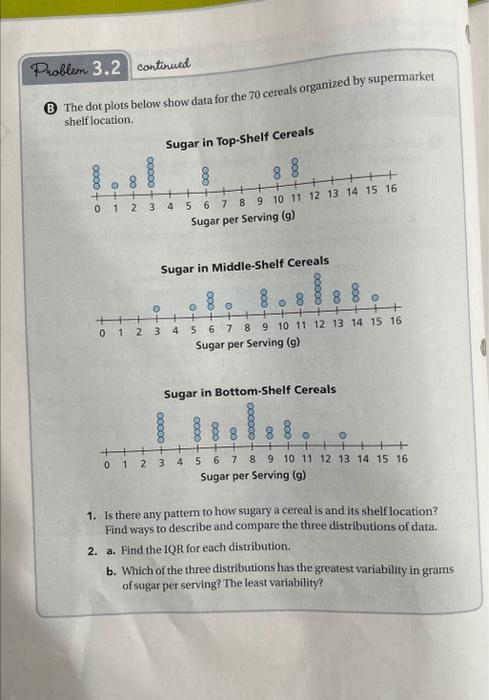 Solved Cereal boxes have nutritional information on the side | Chegg.com