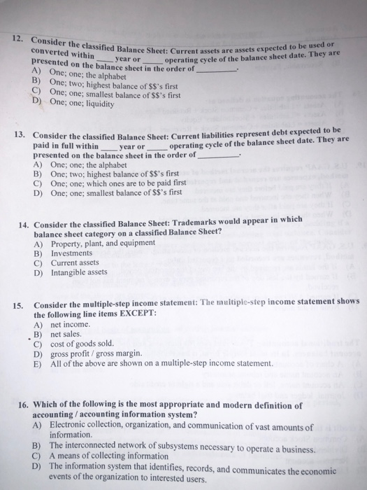 Solved 6. Identify This Financial Statement: Which financial | Chegg.com