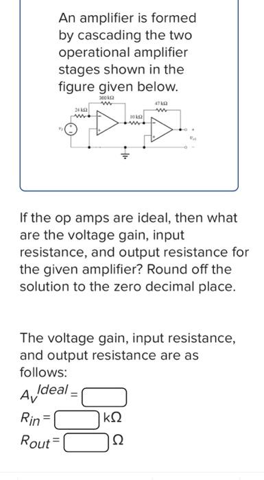 Solved An amplifier has a slew rate of 14 V/ μ s. Find the | Chegg.com