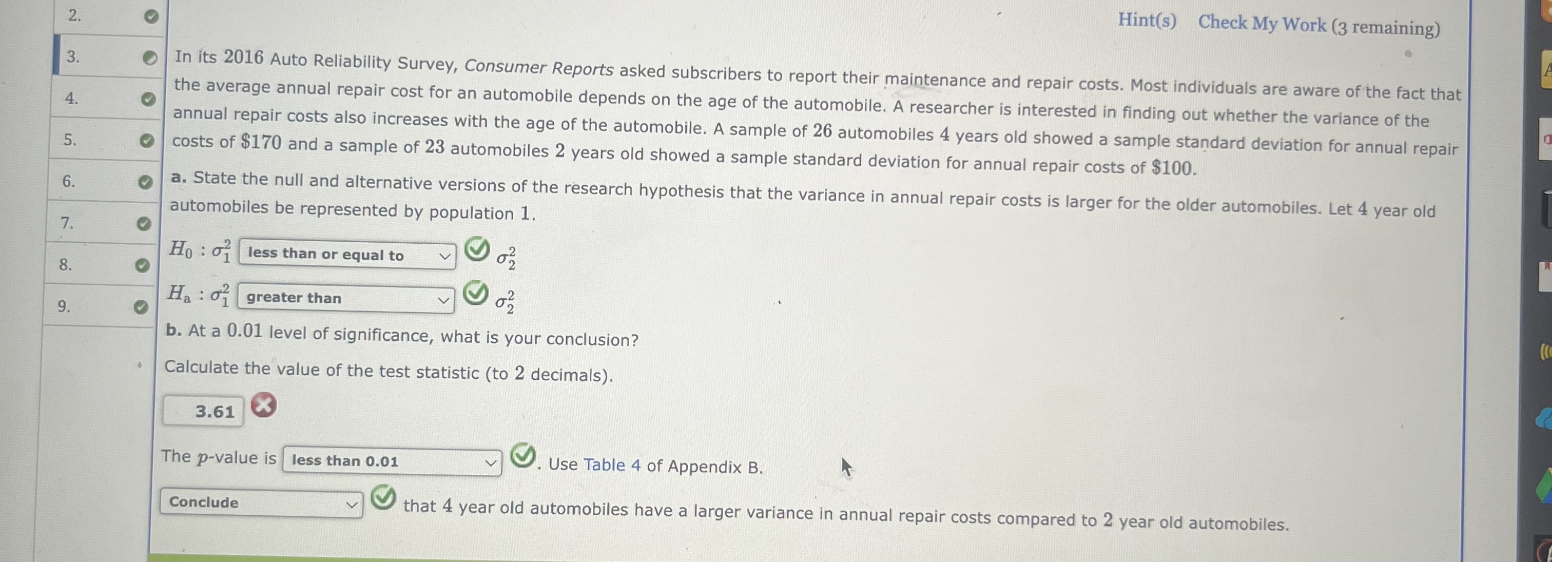 Solved Hint(s) Check My Work (3 remaining)3. In its 2016 | Chegg.com Solved Hint(s) Check My Work (3 remaining)3. In its 2016 | Chegg.com