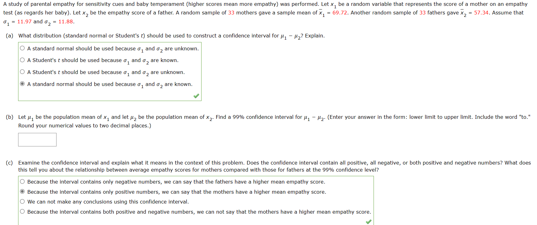 Solved Round your numerical values to two decimal | Chegg.com