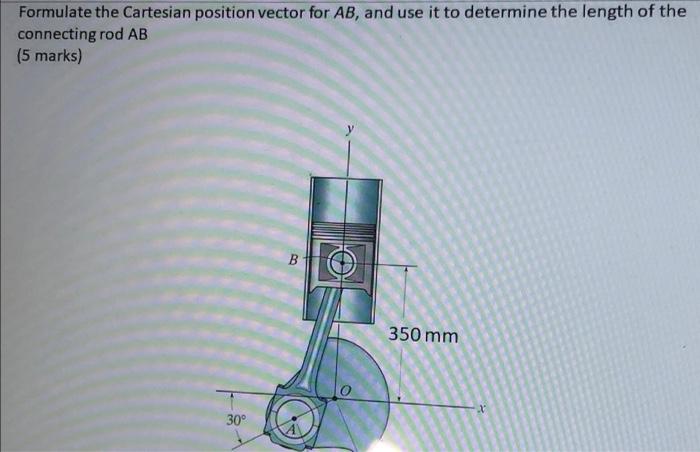 Solved Formulate The Cartesian Position Vector For Ab And