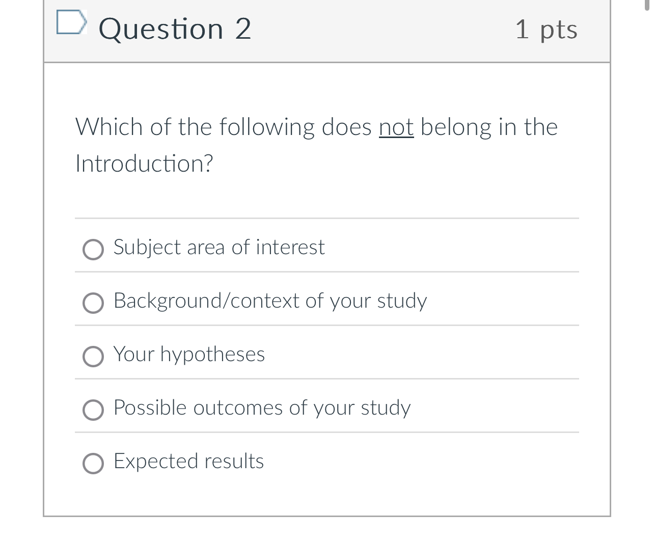 Question 21 ﻿ptsWhich of the following does not | Chegg.com