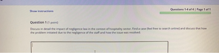 Solved Show instructions Questions 1-4 of 4 | Page 1 of 1 | Chegg.com