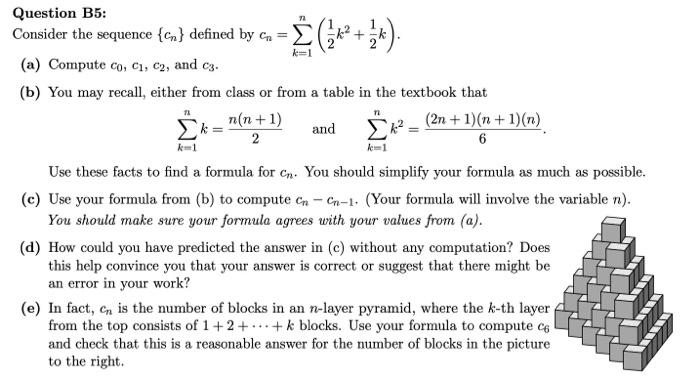 Solved Consider the sequence {cn} defined by | Chegg.com