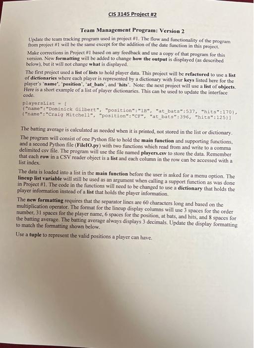 Solved Specifications PART 1 - Create a program that manages | Chegg.com