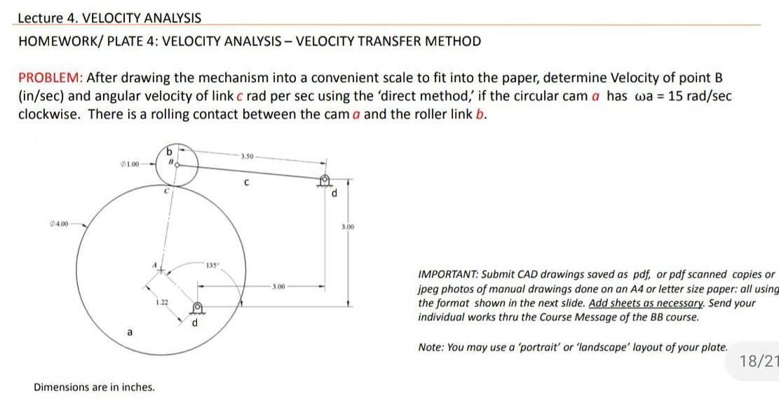 PROBLEM: After drawing the mechanism into a | Chegg.com