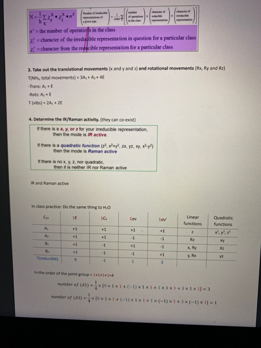 Solved use the 4 methods shown on the worksheets please for | Chegg.com