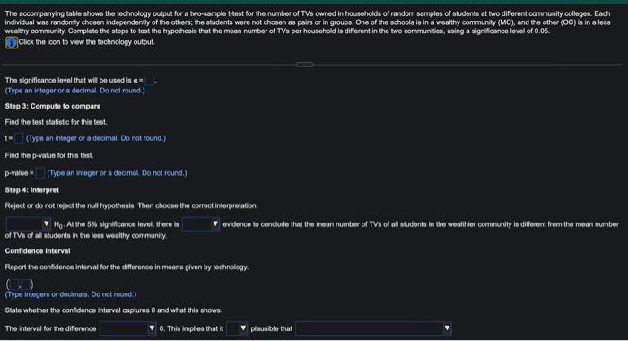 Solved The accompanying table shows the technology output | Chegg.com