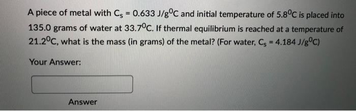 Solved The dissolving of sodium acetate (NaC2H3O2=82.04 | Chegg.com