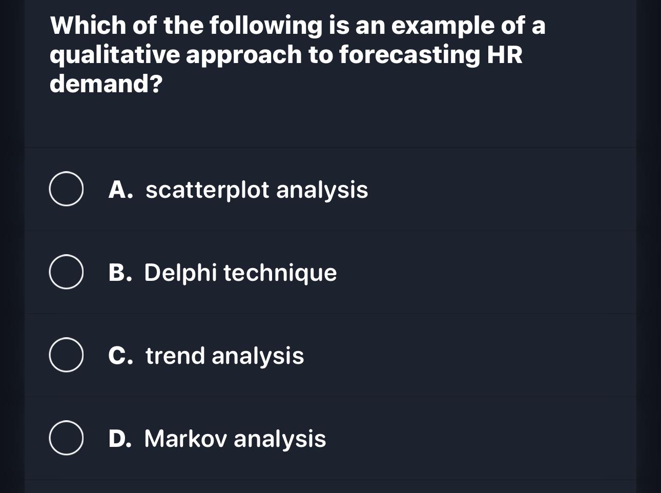 Solved Which of the following is an example of a qualitative | Chegg.com