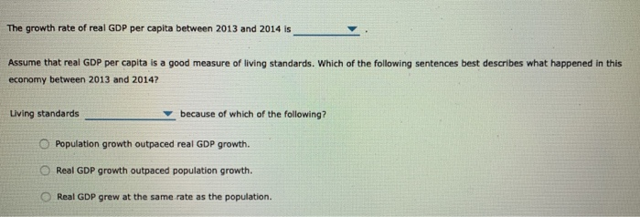 Solved 9. Calculating real GDP and real GDP per capita The | Chegg.com